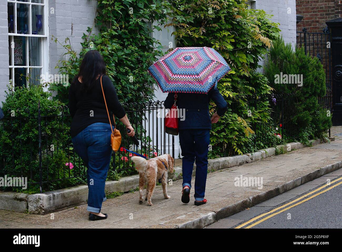Rye, East Sussex, UK. 29 Jun, 2021. UK Weather: Rainy day in the ...