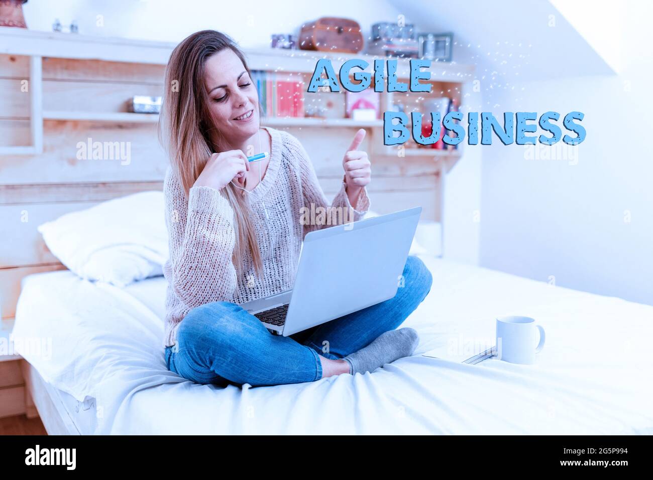 Conceptual display Agile Business. Business approach capability of ...