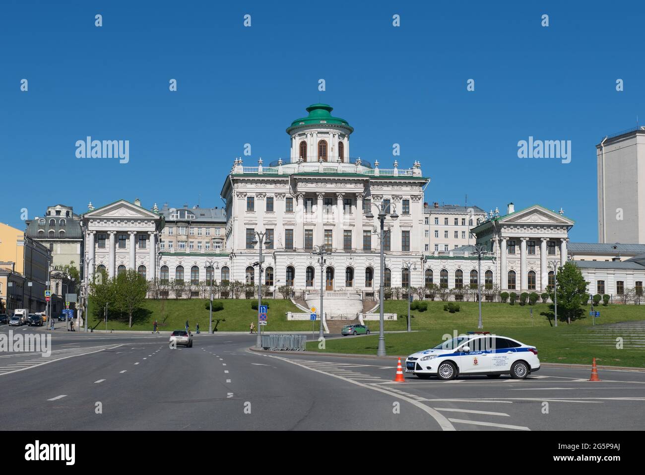 Moscow, Russia - 10 May 2021: The Pashkov House is one of the most ...