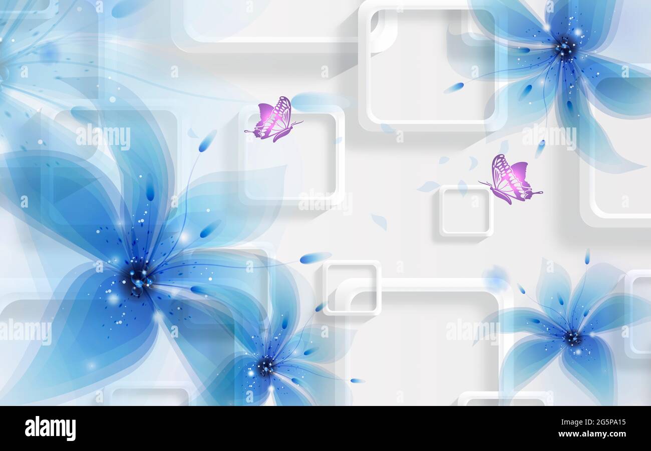 3d wallpaper design and beautiful wall brick background Stock Photo - Alamy