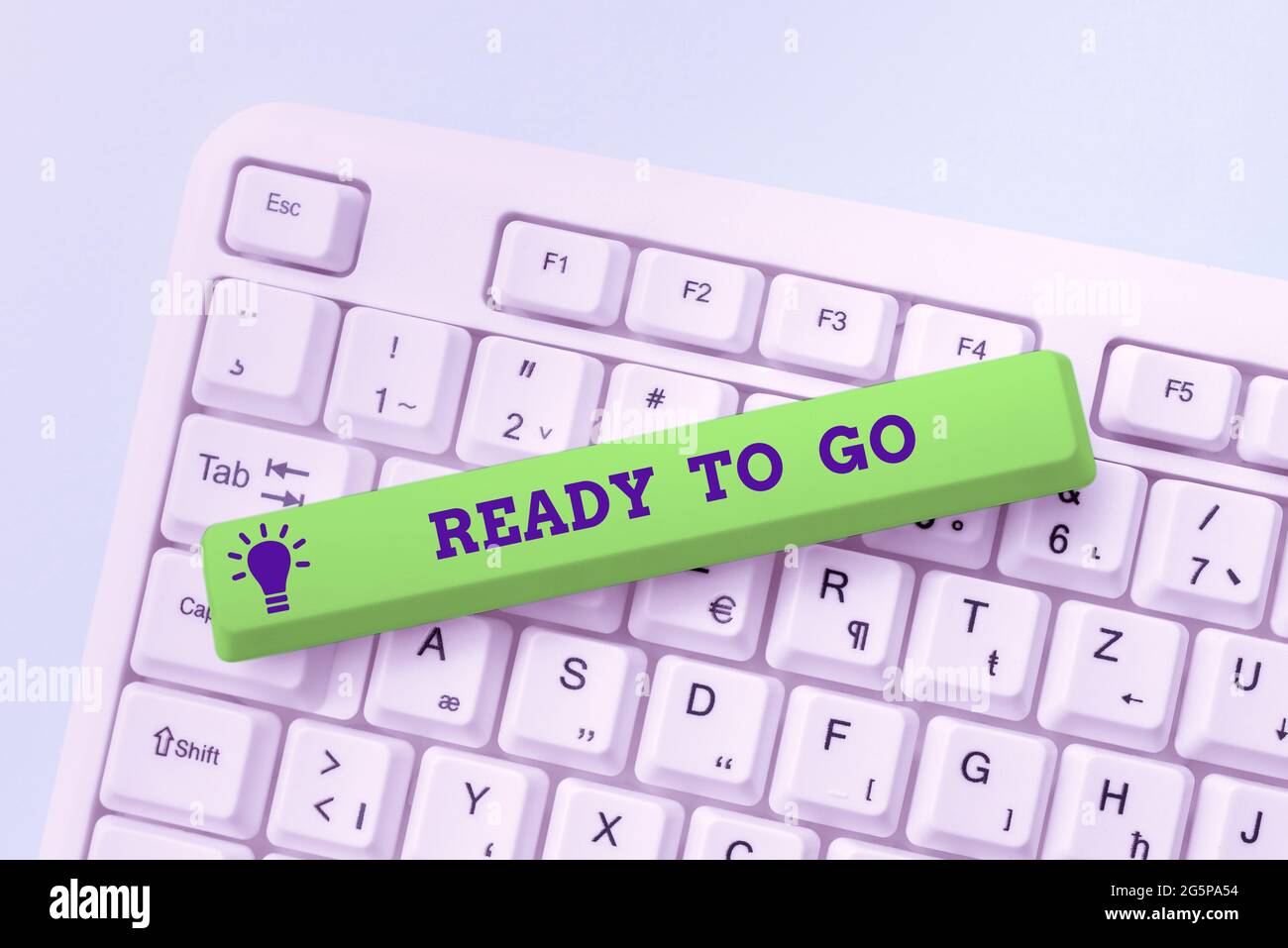 Inspiration showing sign Ready To Go. Business overview prepared and ...