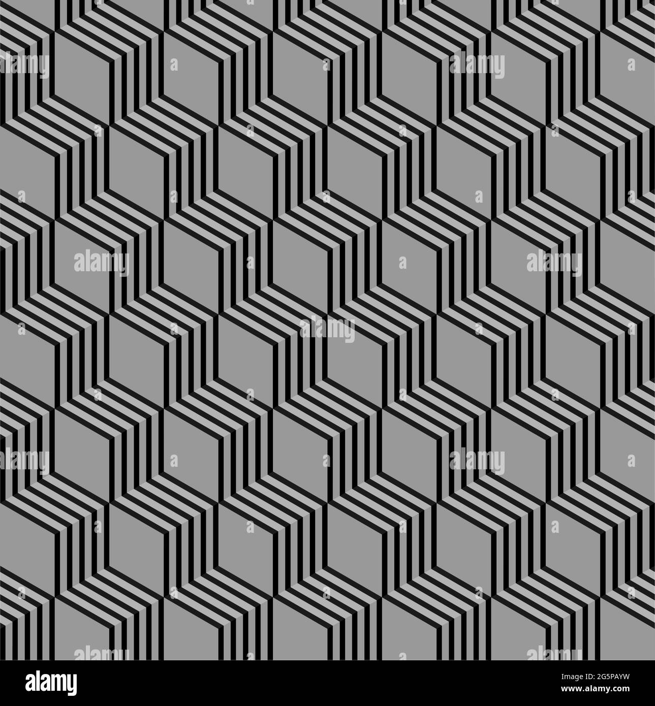 Abstract shapes cells seamless Black and White Stock Photos & Images ...