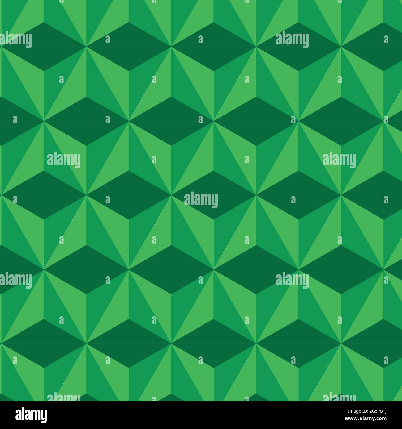 Green abstract background. 3D vector triangle pattern geometry ...