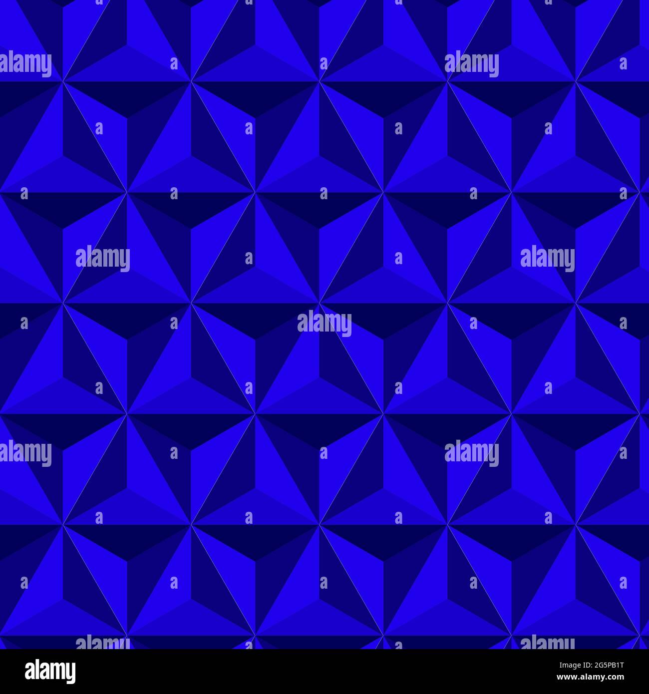 Blue abstract background. 3D vector triangle pattern geometry. shadowed ...