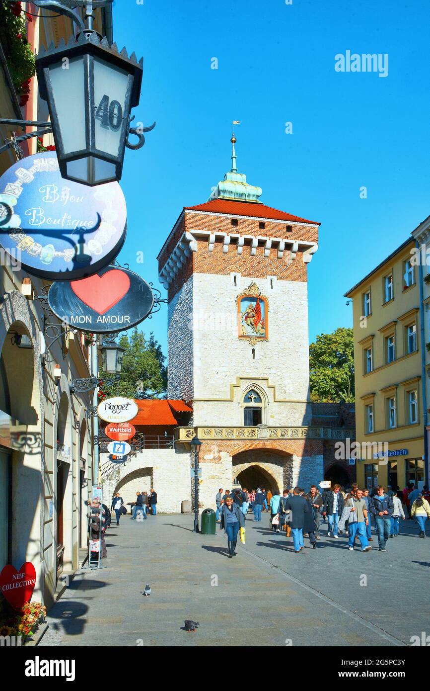 Poland, Krakow, Florian Gate Stock Photo - Alamy