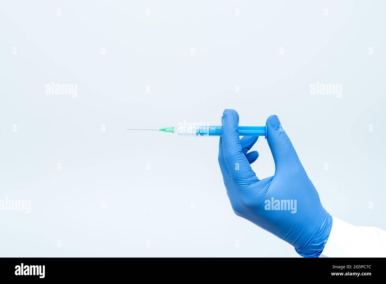 Researcher Displaying Virus Prevention Method, New Infection Cure Ideas ...