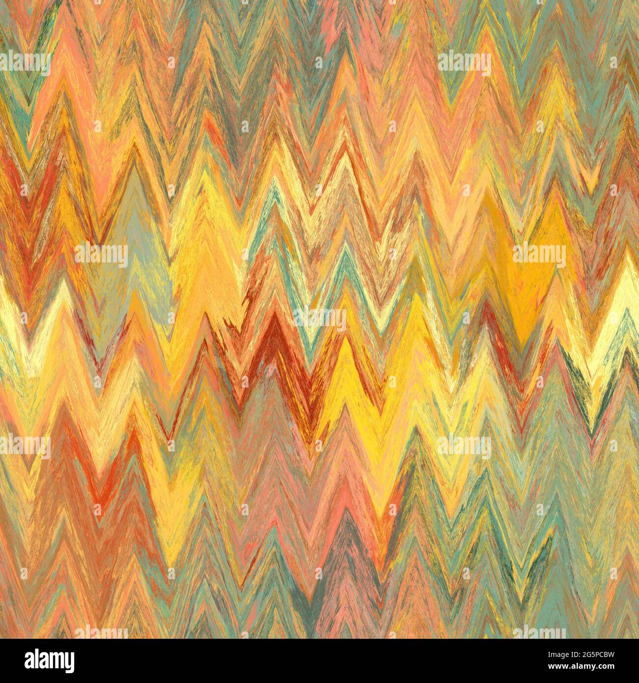 Bright Orange Chevron Background