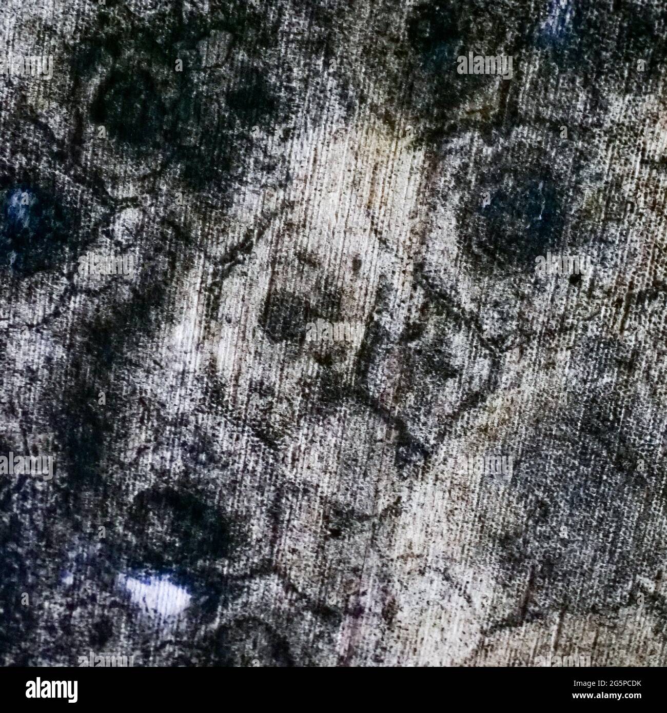 Graphical motives, old altered tapestry, Conceptual photography, France ...