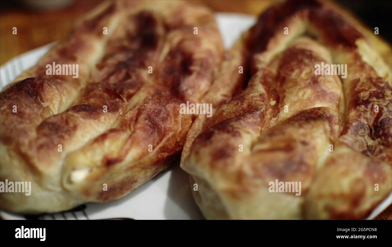 Burek Well Known Fast Food Made From Dough Stock Photo - Alamy