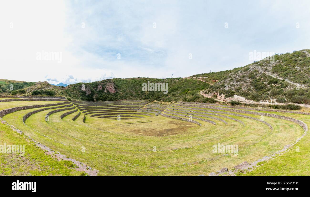 Moray, archaeological site located in the sacred valley of Cusco. Peru ...
