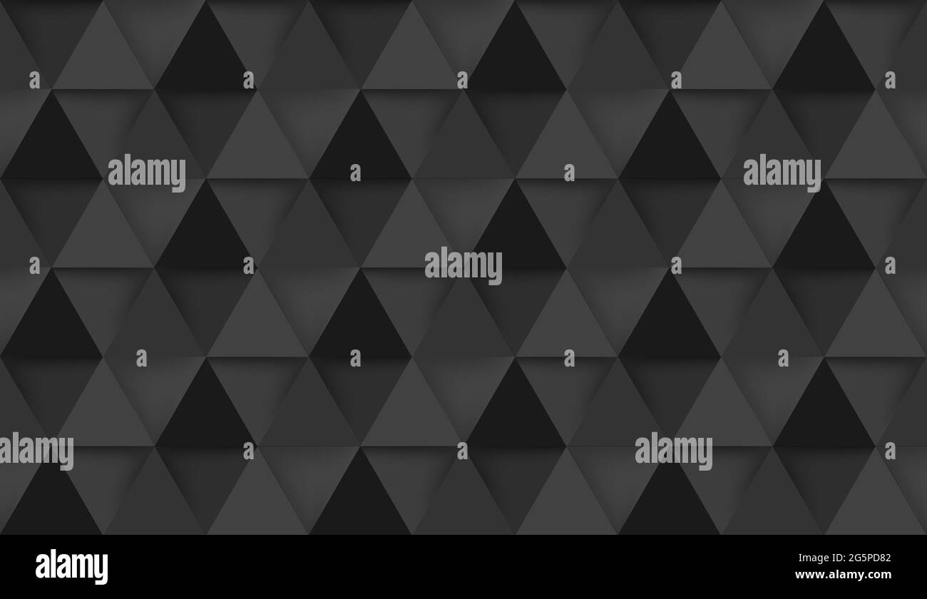 Vector grey triangular background. Shadowed grey pyramid shapes in ...