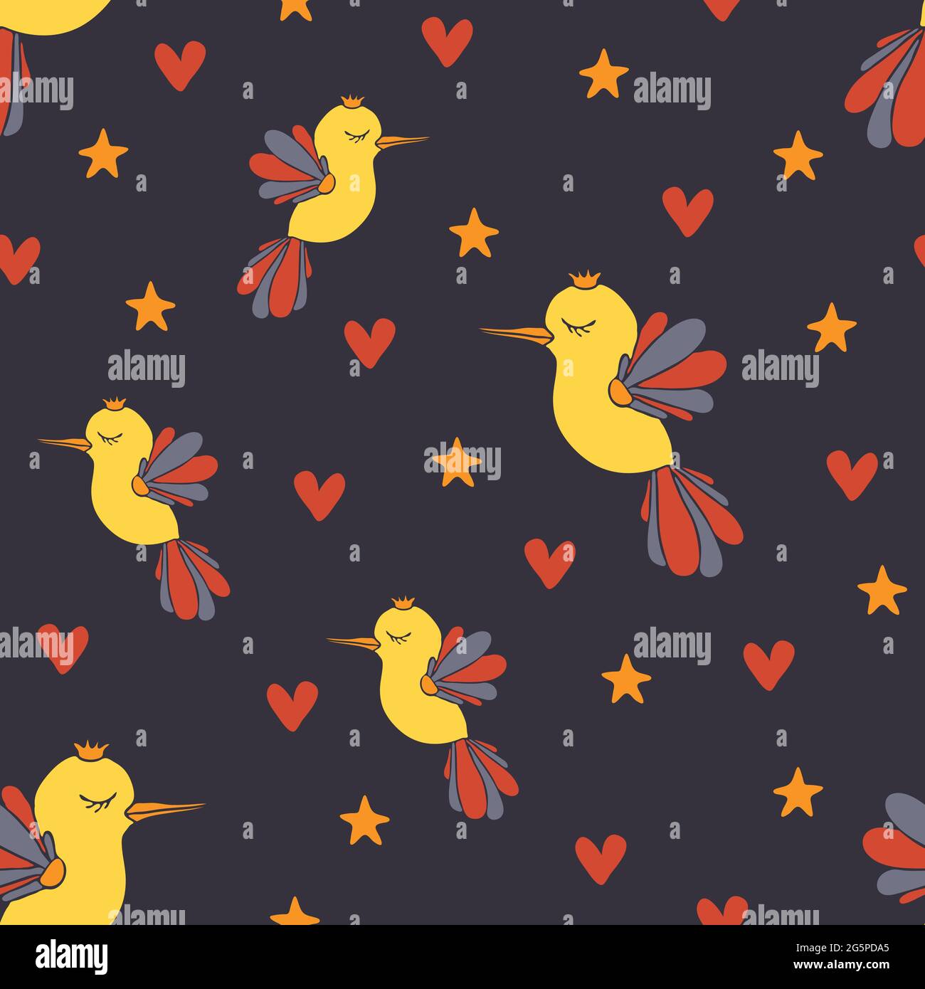 Cute beautiful blue tropical Stock Vector Images - Alamy