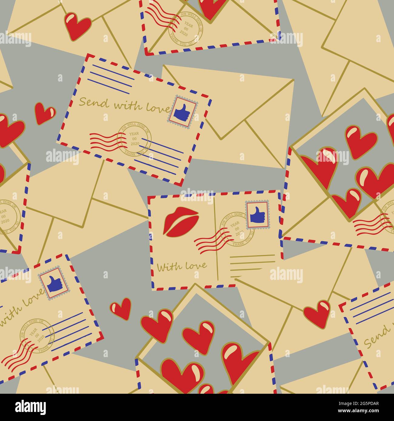 Love Letter Wallpaper Design