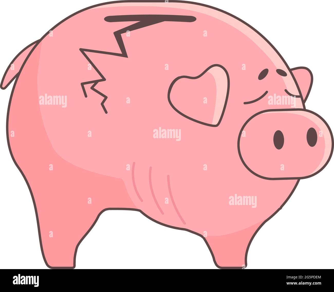 Empty Piggy Bank Clipart