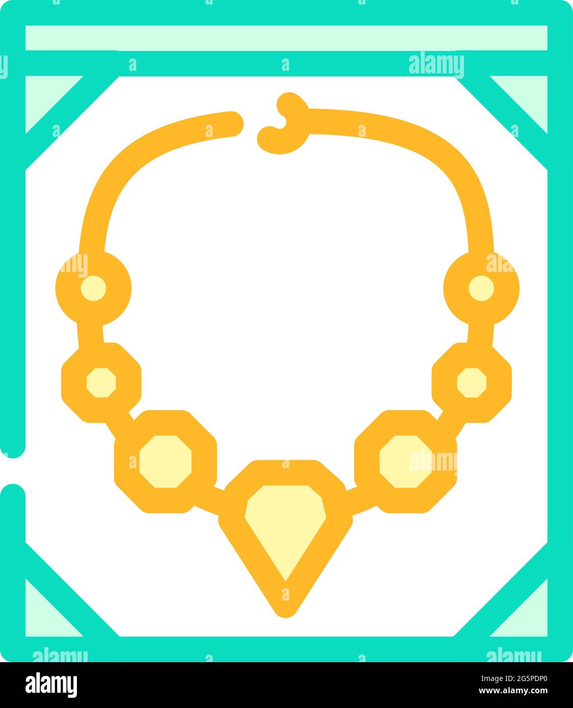 jewelry style color icon vector illustration Stock Vector Image & Art ...