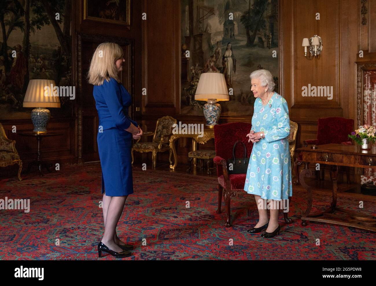 Queen Elizabeth II receives Presiding Officer of the Scottish ...