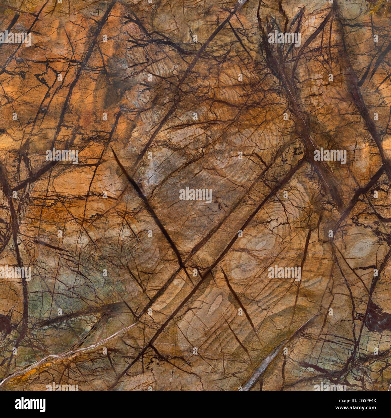 Seamless texture of orange marble pattern Stock Photo - Alamy