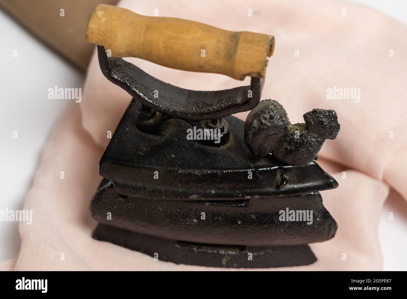 antique clothes iron Stock Photo - Alamy