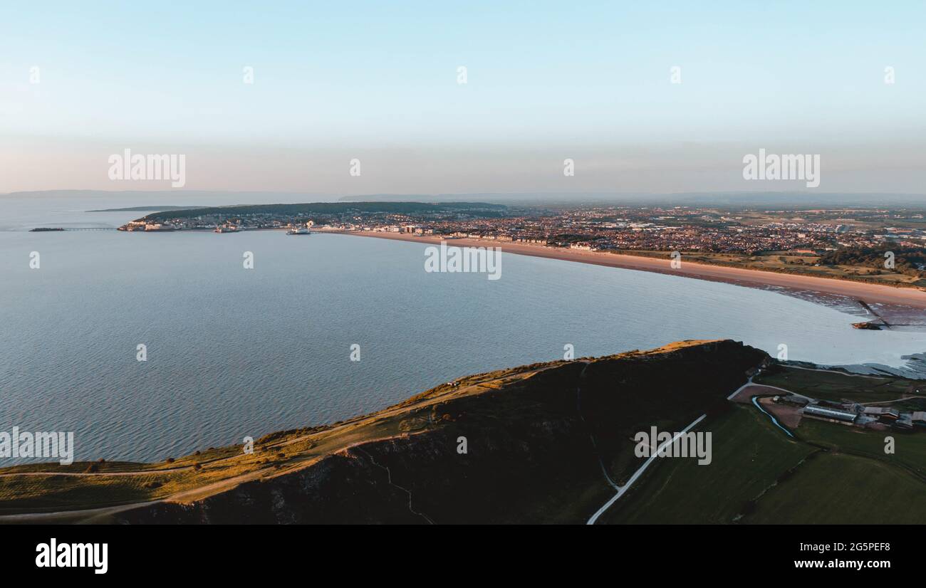 Brean Down Somerset UK Stock Photo - Alamy