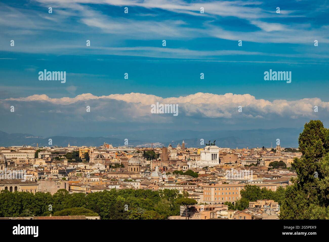 Roma, lazio, Italy - Il bellissimo panorama della città, visto dalla ...