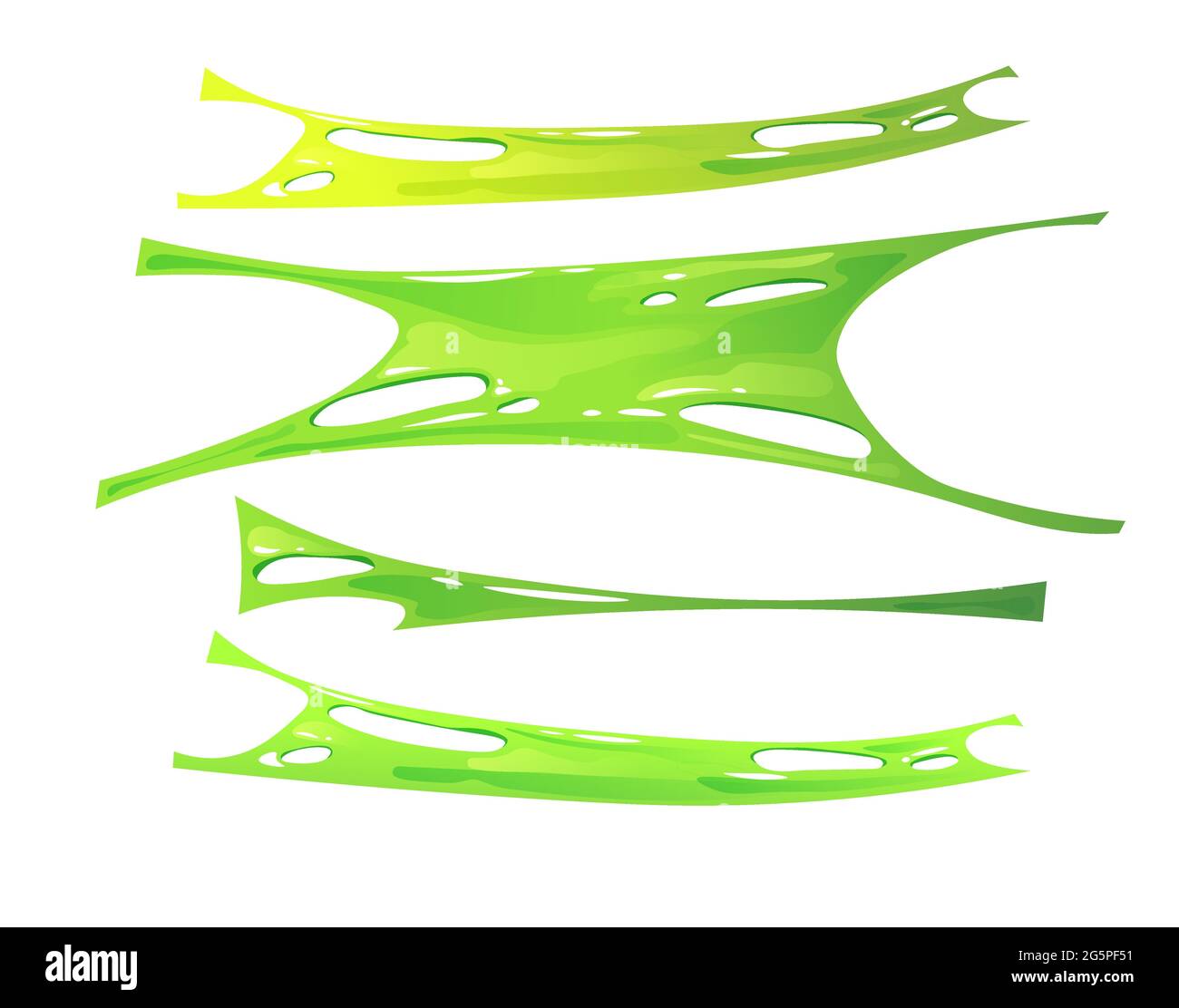 Slime sticky green banner Stock Vector Images - Alamy