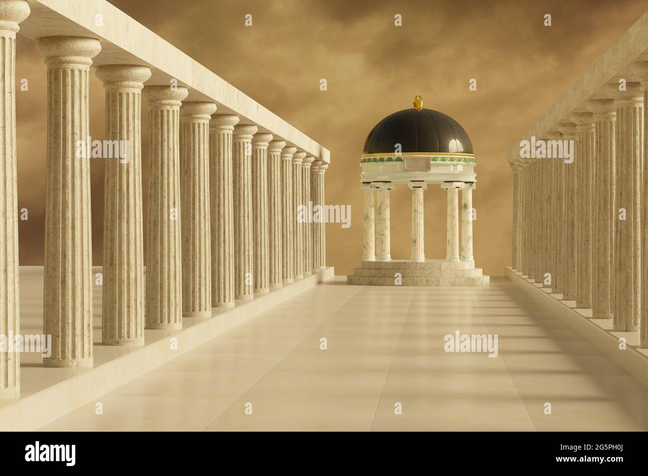 Roman pavilion hi-res stock photography and images - Alamy