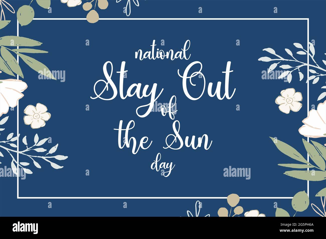 Stay Out of the Sun Day Stock Vector Image & Art - Alamy
