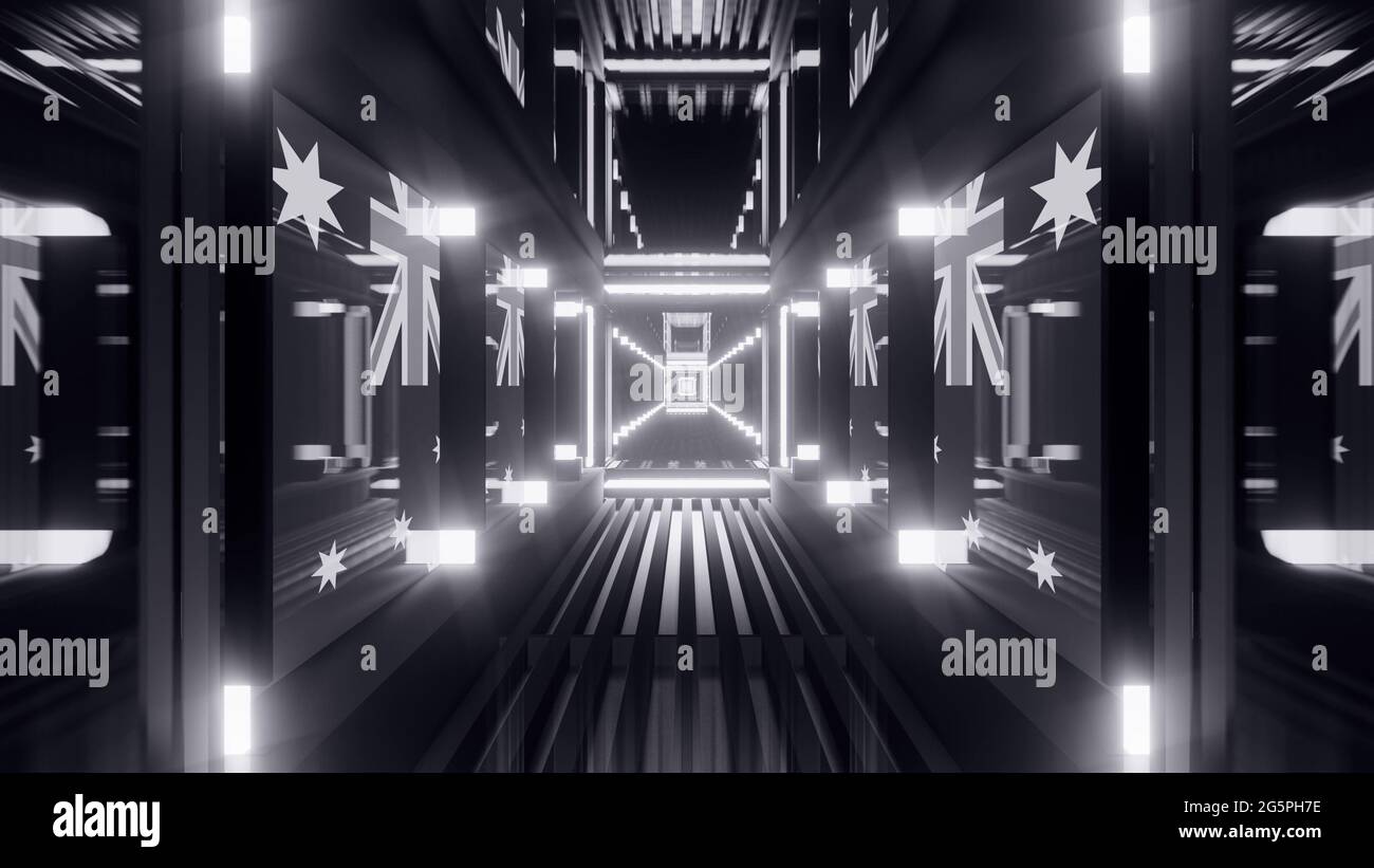 Futuristic 3D illustration background wallpaper Stock Photo - Alamy