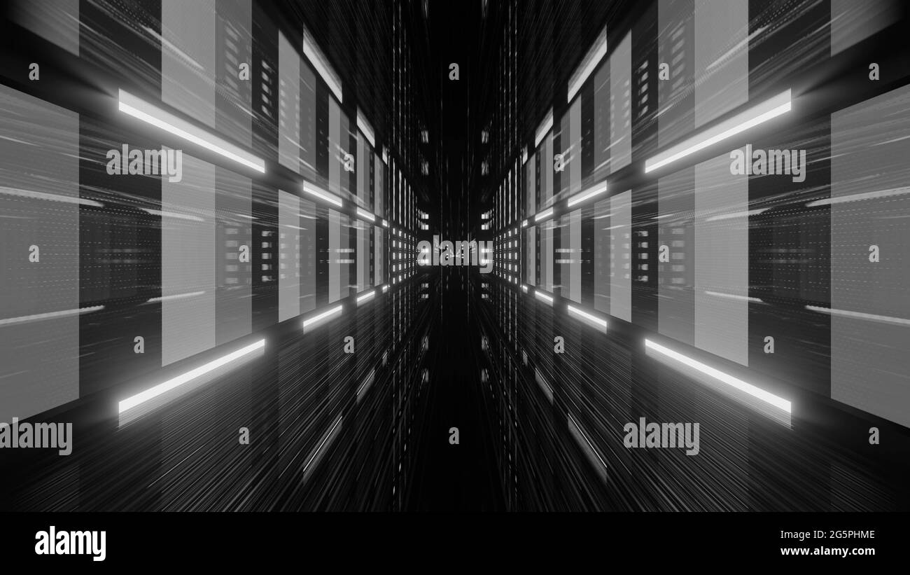 Futuristic 3D illustration background wallpaper Stock Photo - Alamy