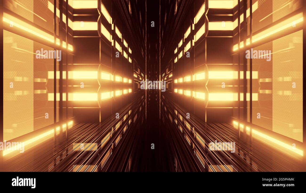 Futuristic 3D illustration background wallpaper Stock Photo - Alamy