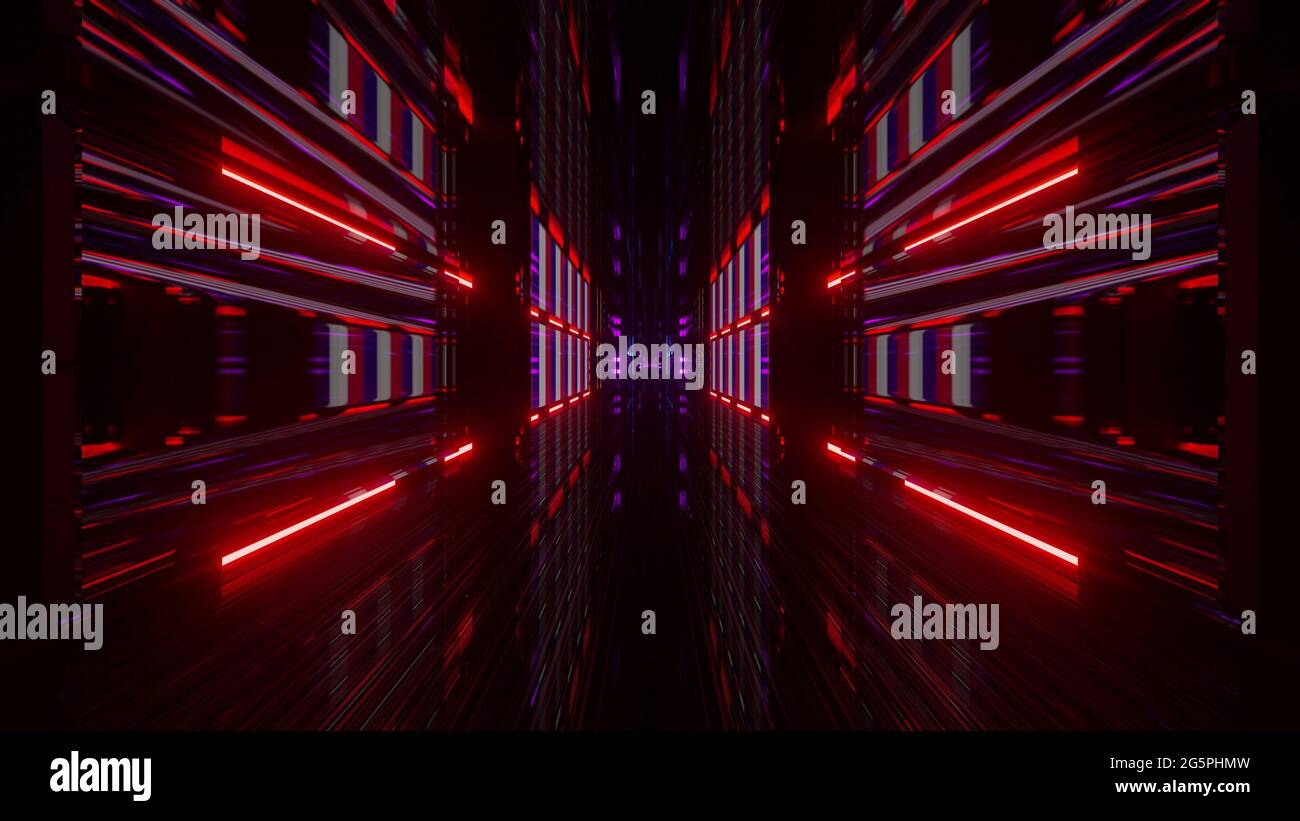 Futuristic 3D illustration background wallpaper Stock Photo - Alamy