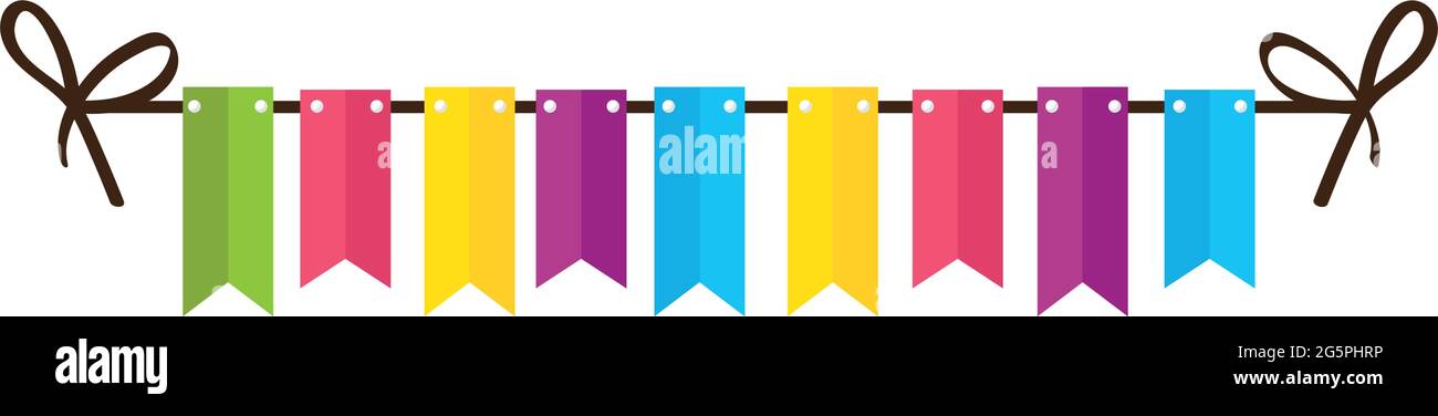 Happy birthday banner pennant Stock Vector Image & Art - Alamy
