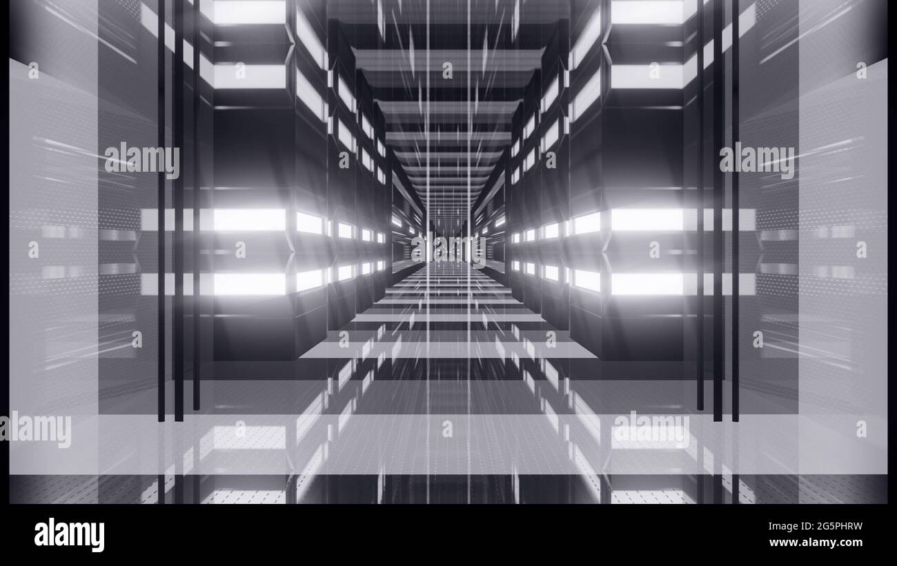 Futuristic 3D illustration background wallpaper Stock Photo - Alamy