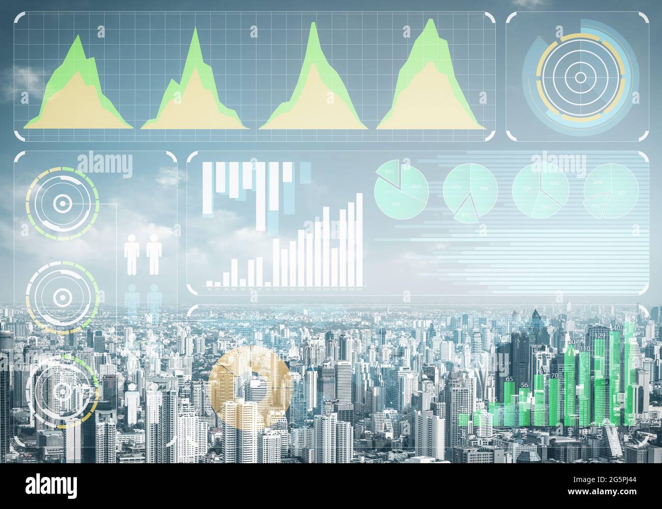 Forex trading business concept with graphics Stock Photo - Alamy