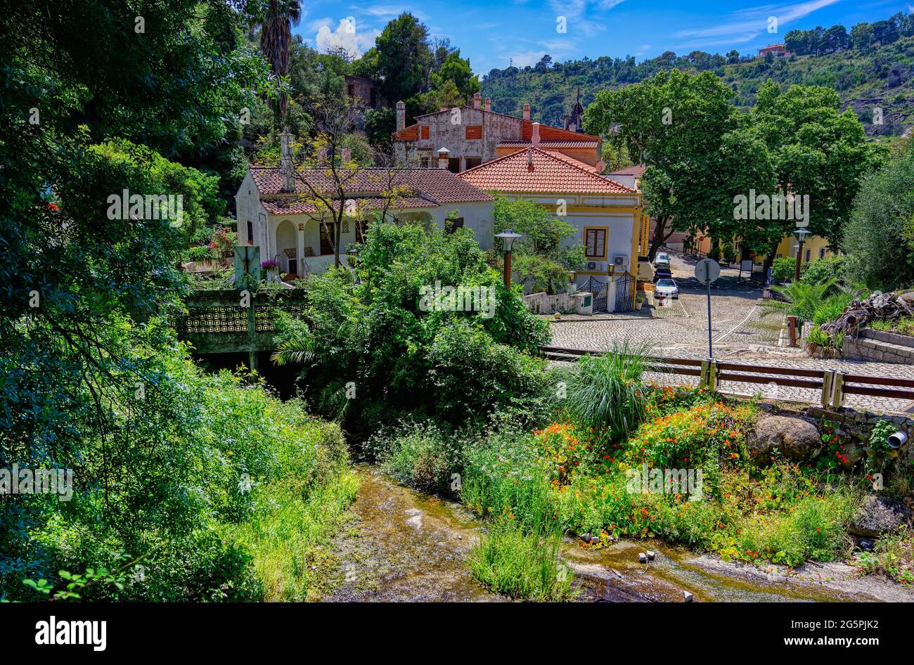 View over Caldas de Monchique, Algarve, Portugal Stock Photo - Alamy