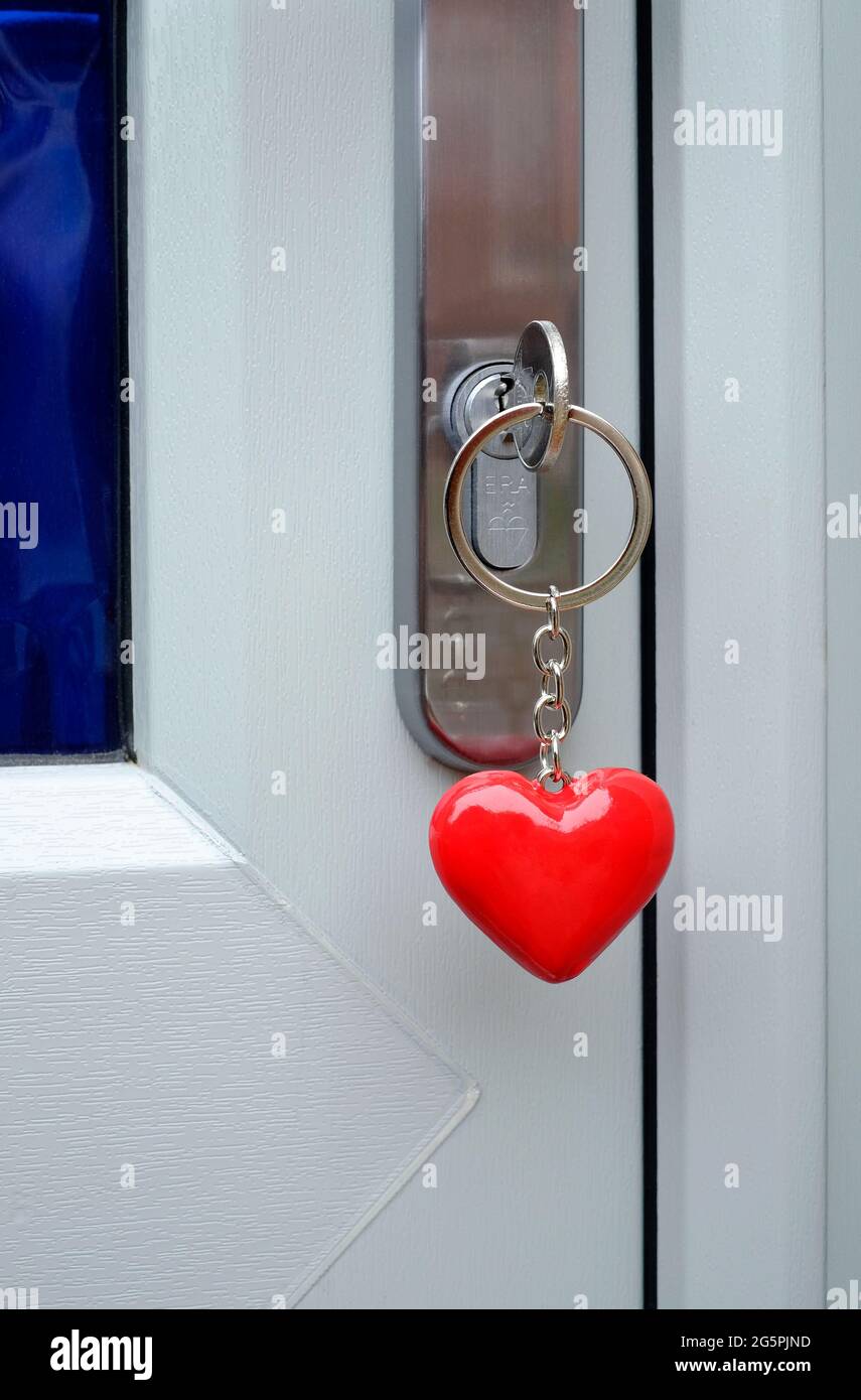 Heart Shaped House Key