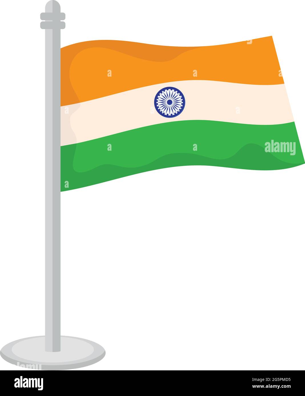 Indian flag icon Stock Vector Image & Art - Alamy