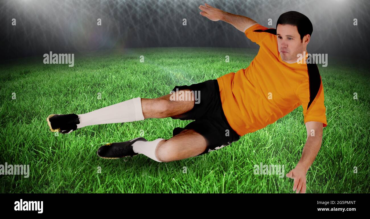 Falling soccer ball hi-res stock photography and images - Alamy