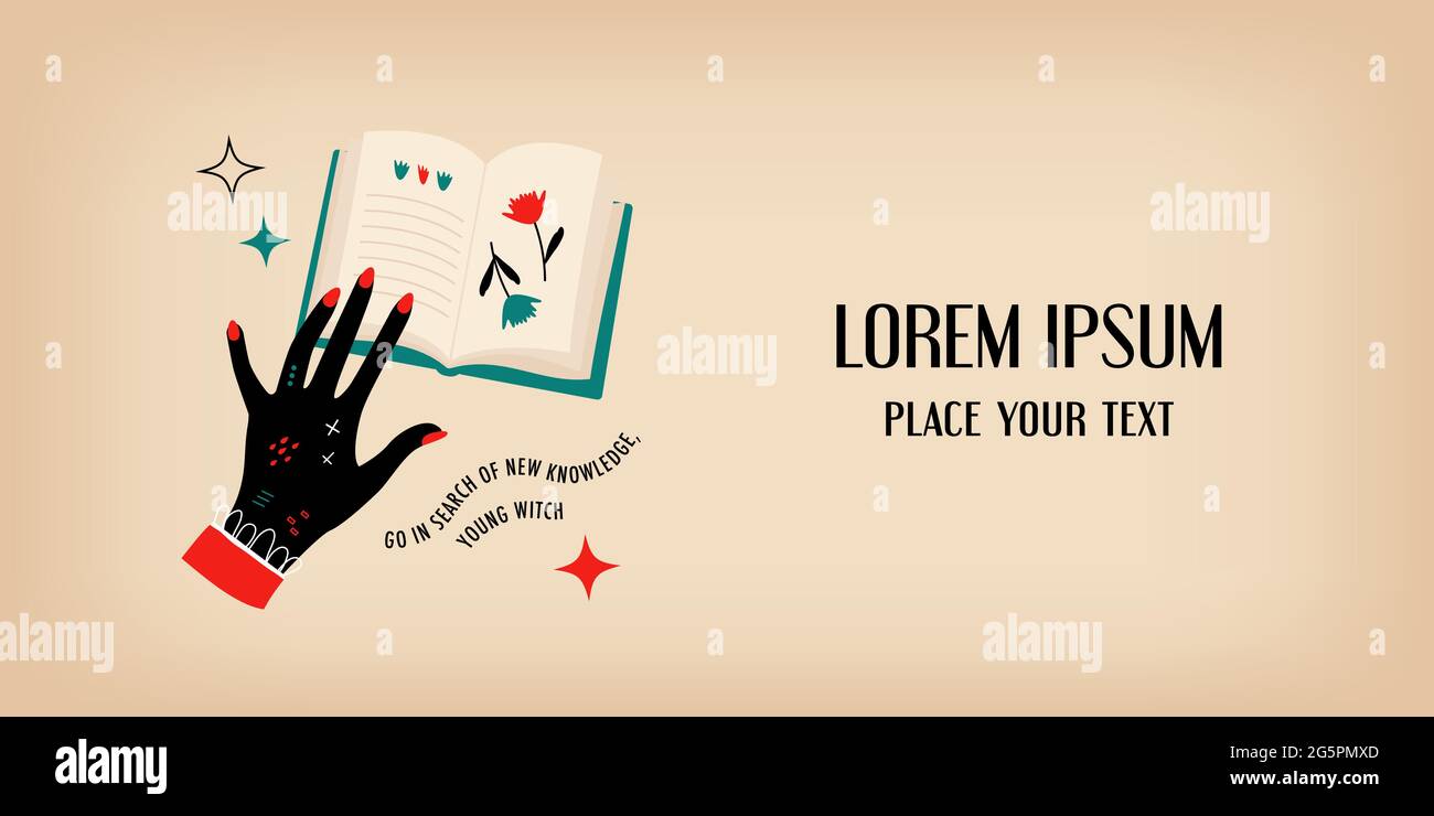 Hands holding open vintage Stock Vector Images - Alamy