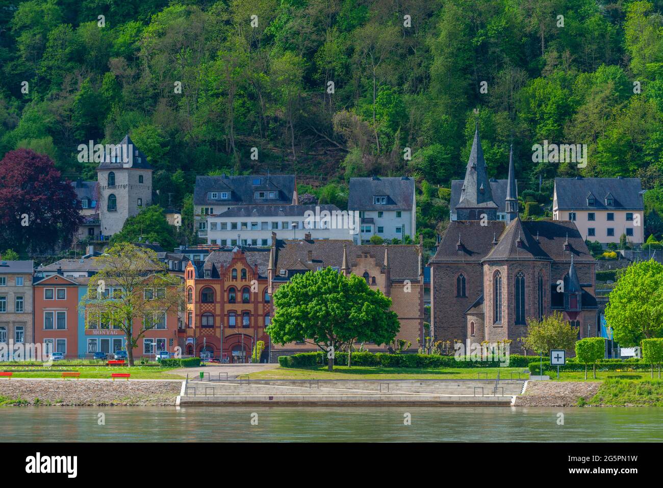 Catholic Church of St. Goar and St. Elisabeth in St. Goar, Upper Middle ...
