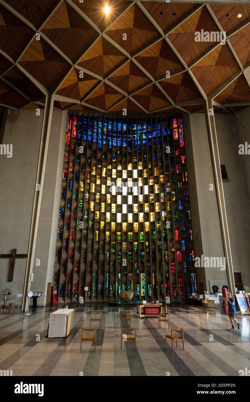 The baptistry window designed by John Piper and made by Patrick ...