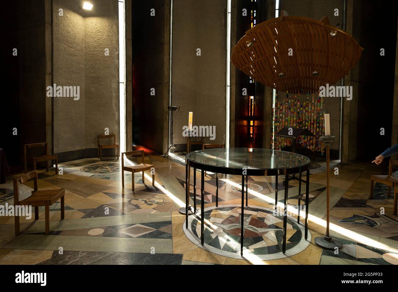 The Chapel of Unity inside Coventry Cathedral also known as St Michaels ...