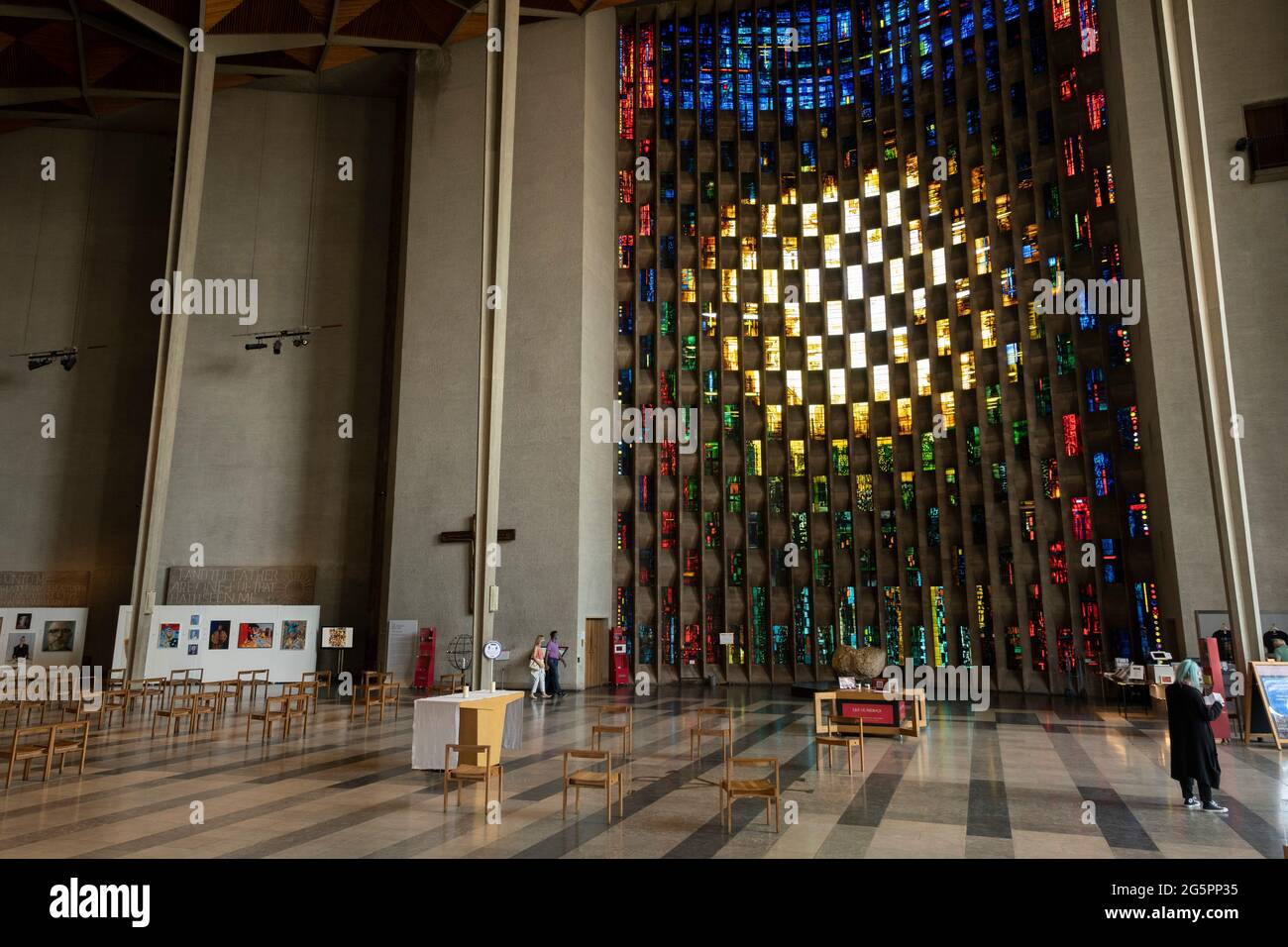 The baptistry window designed by John Piper and made by Patrick ...