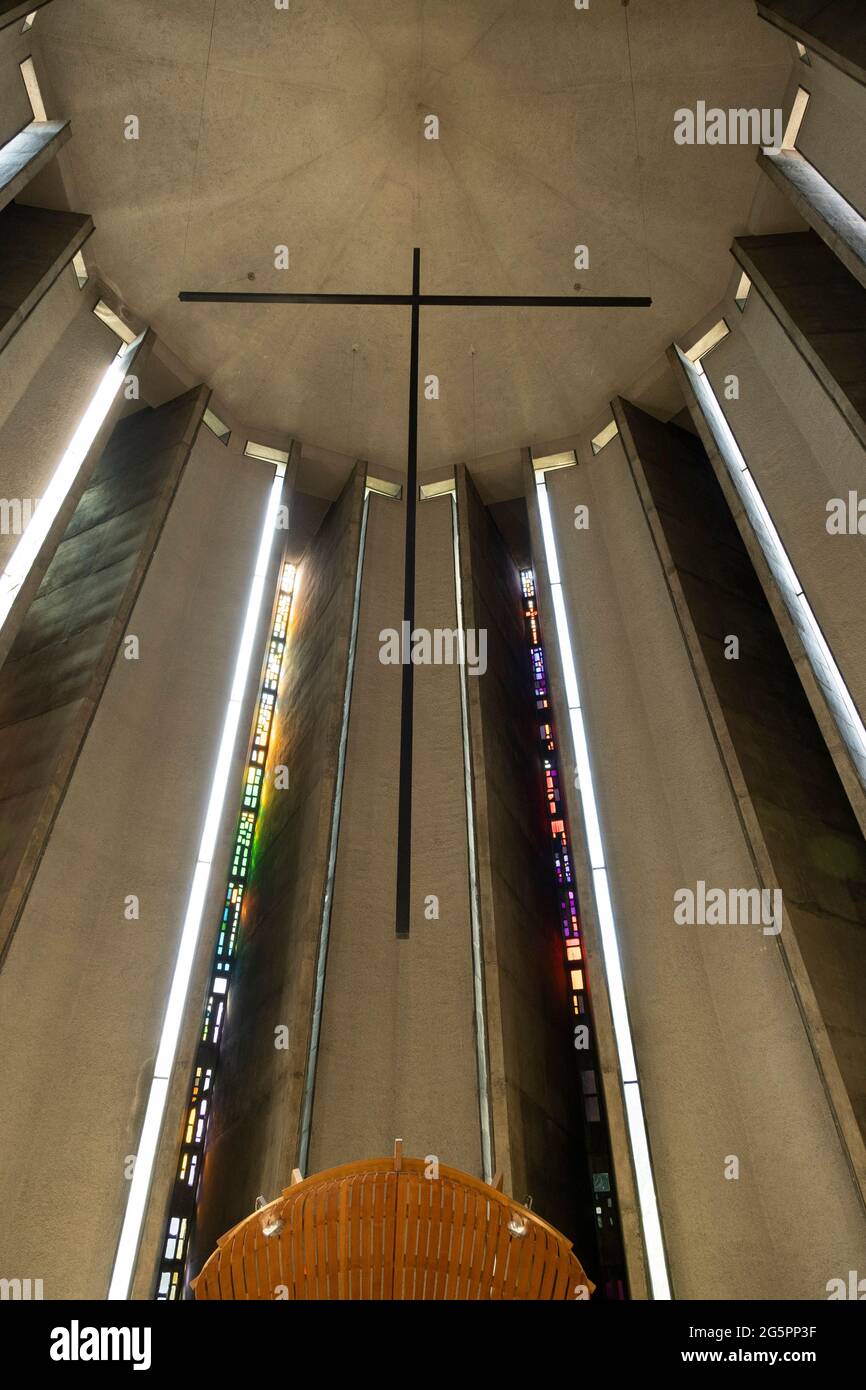The Chapel of Unity inside Coventry Cathedral also known as St Michaels ...