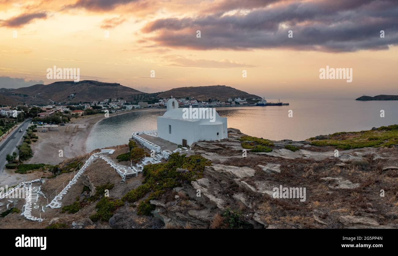 Kea island port hi-res stock photography and images - Alamy