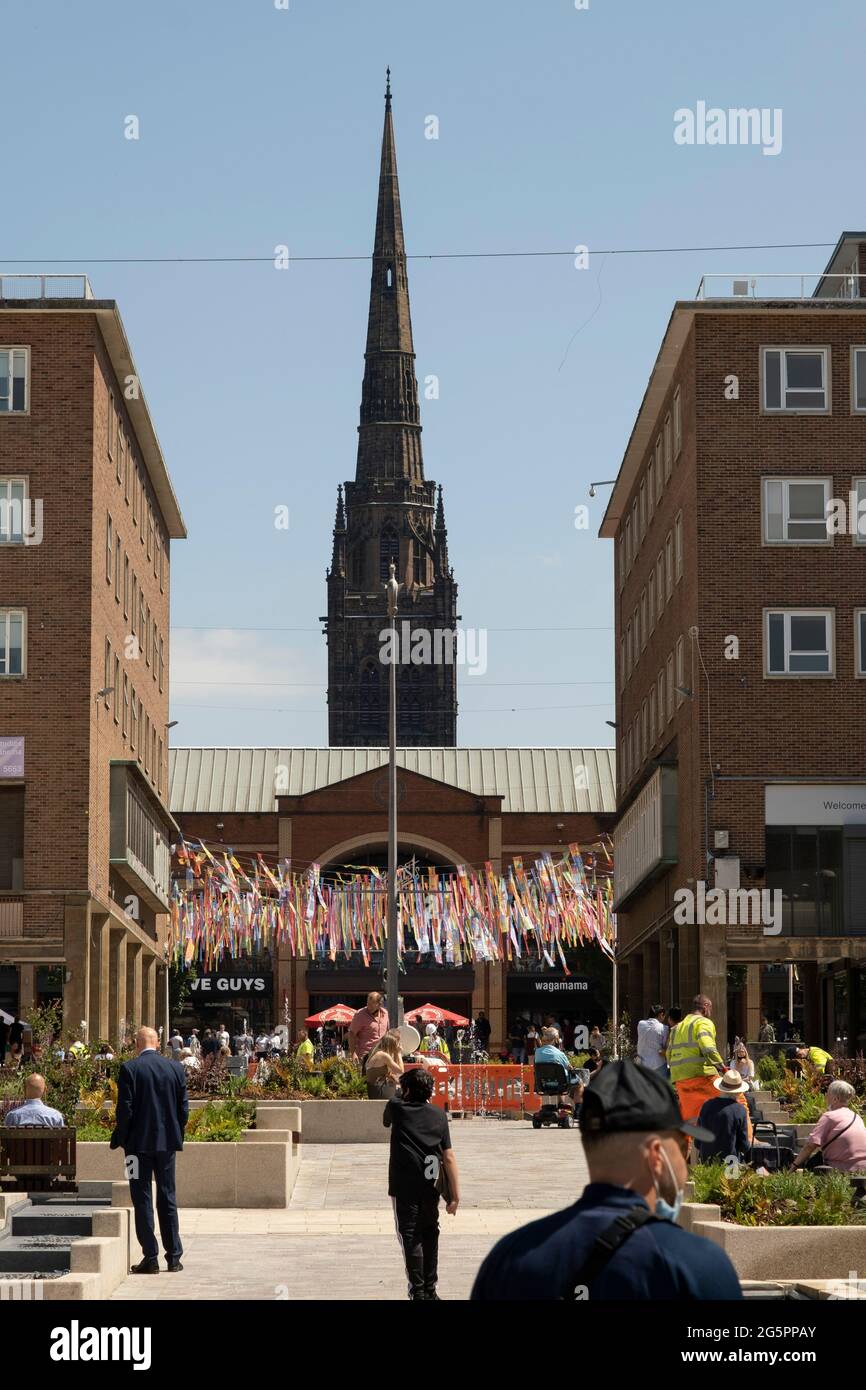 Upper Precinct Shopping Centre in the UK City of Culture 2021 on 23rd ...