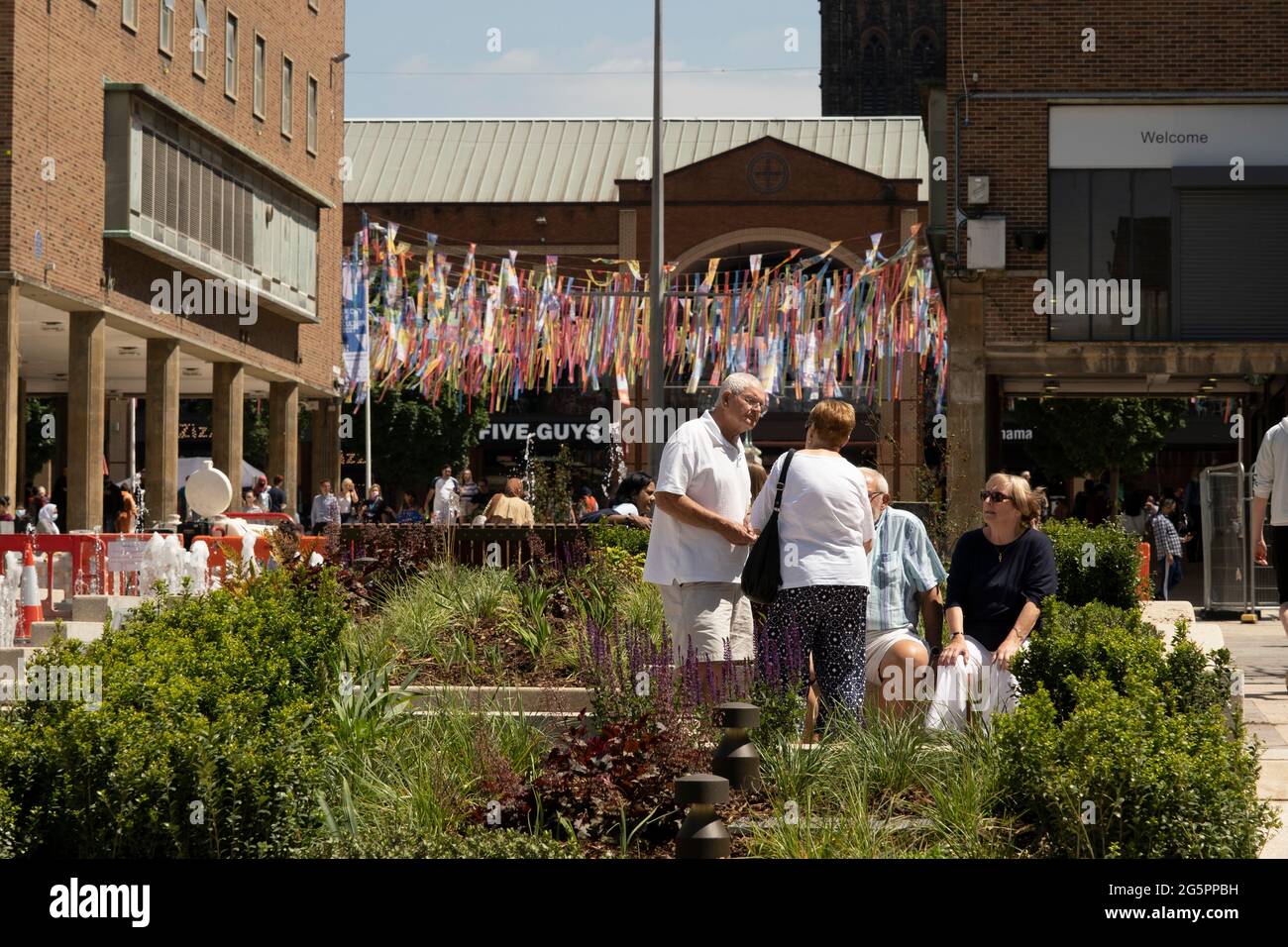 Upper Precinct Shopping Centre in the UK City of Culture 2021 on 23rd ...