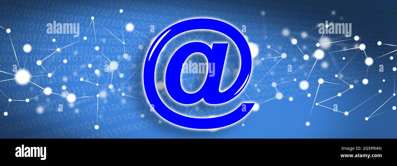 Illustration of an email concept Stock Photo - Alamy