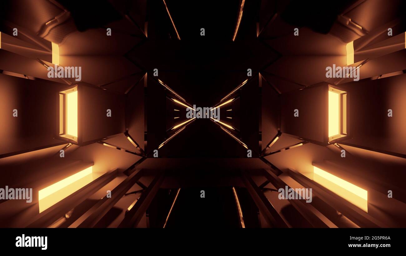 Futuristic 3D illustration background wallpaper Stock Photo - Alamy