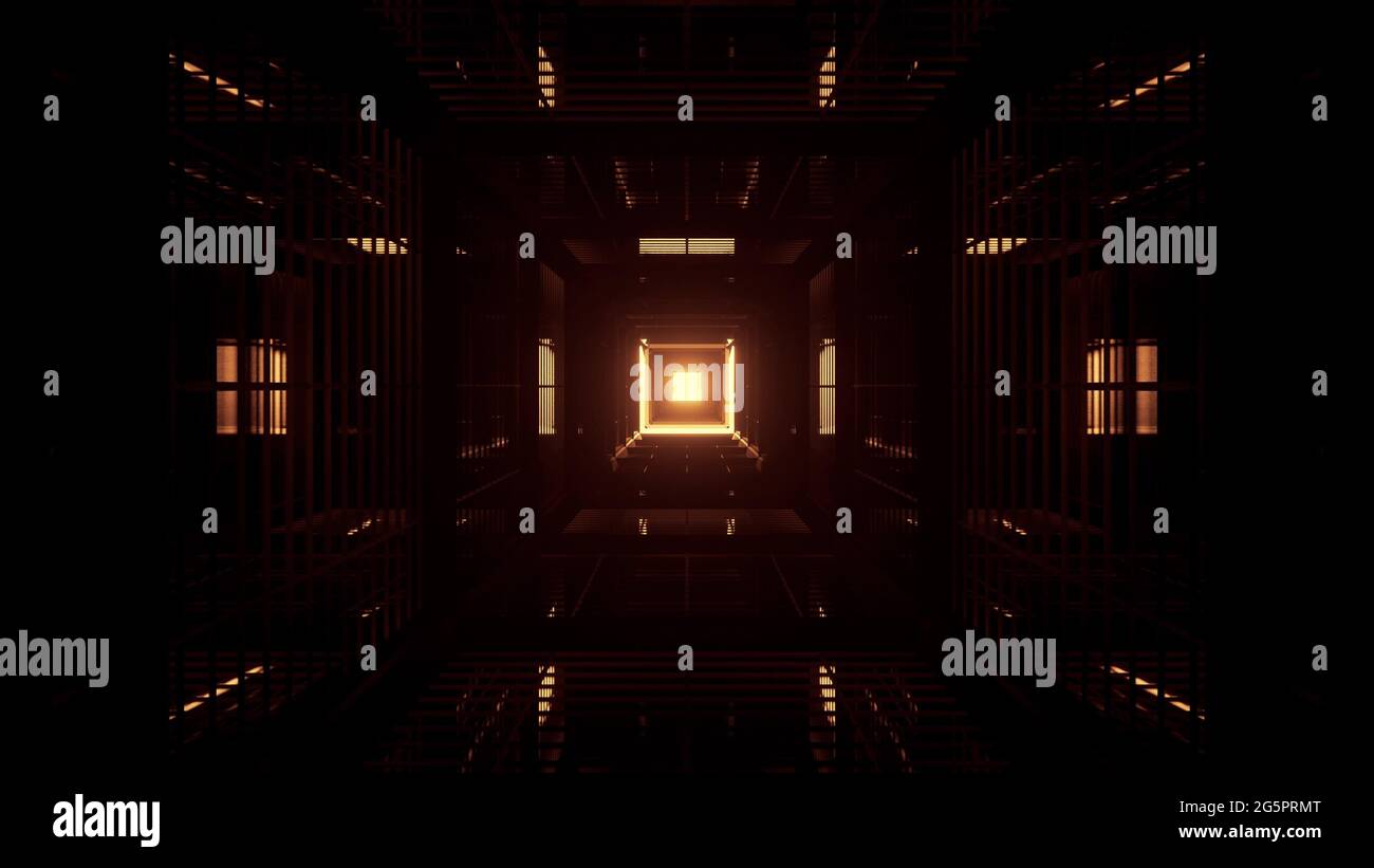 Futuristic 3D illustration background wallpaper Stock Photo - Alamy